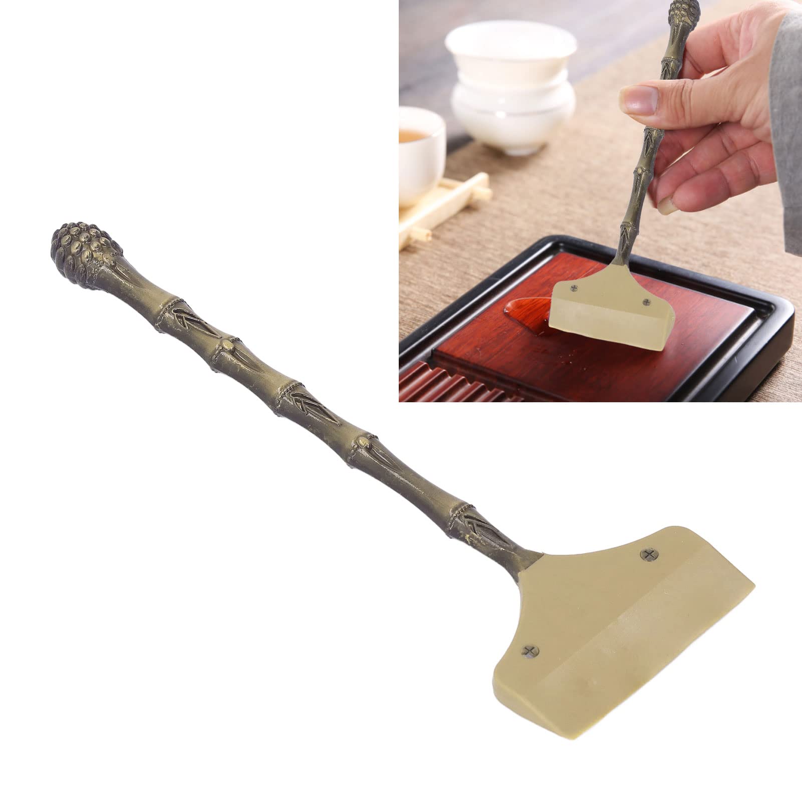 Small Whisk Broom,Hand Broom Short Silicone Broom Dish Brush Brush Mini Sweeping Hand Broom Tea Set Brush Sweeping Broom for Indoor Outdoor (Green)