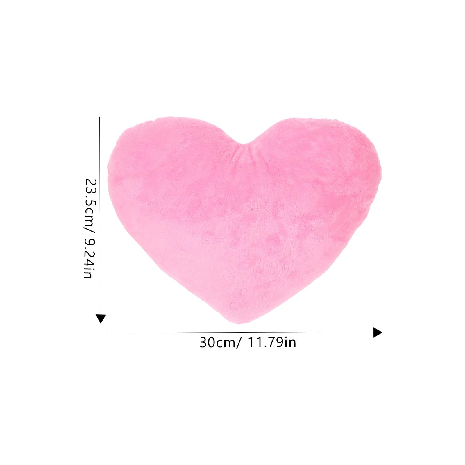 Plush Heart Pillow Cushion Heart Shaped Throw Pillow Decorative Pillow for Kids Friends Valentines Day Mothers Day for Room/Office/Sofa/Cars