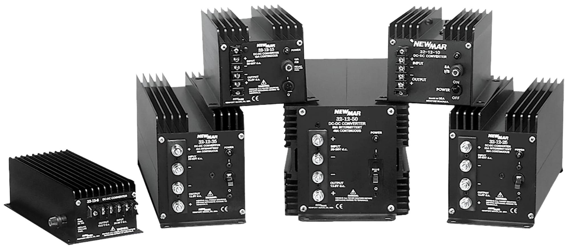 Newmar Converter, 20-50VDC to 13.6VDC 50 Amp