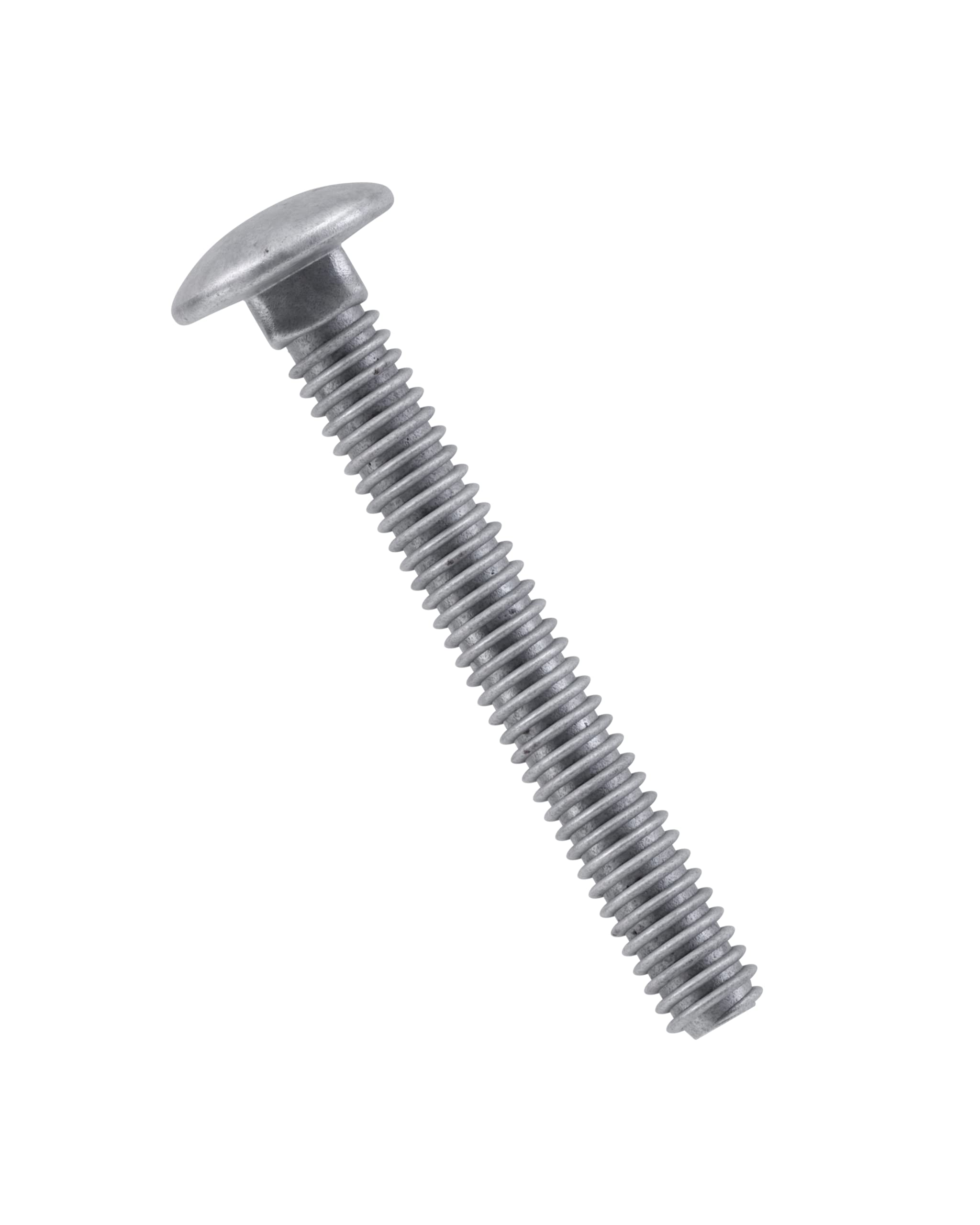 Hillman Group Galvanized Carriage Bolt 5/16” x 1-1/2”, 100 Count, Blunt Point, Alloy Steel, Self-Locking Round Head Fasteners, Wood and Metal, No Washer Needed, Rust-Resistant (812542)