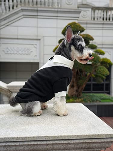 Dog Tuxedo Bow Tie Wedding Party Suit, Dog Wedding Clothes Sweater for Dogs X-Large (XL) Size 20" Back Length