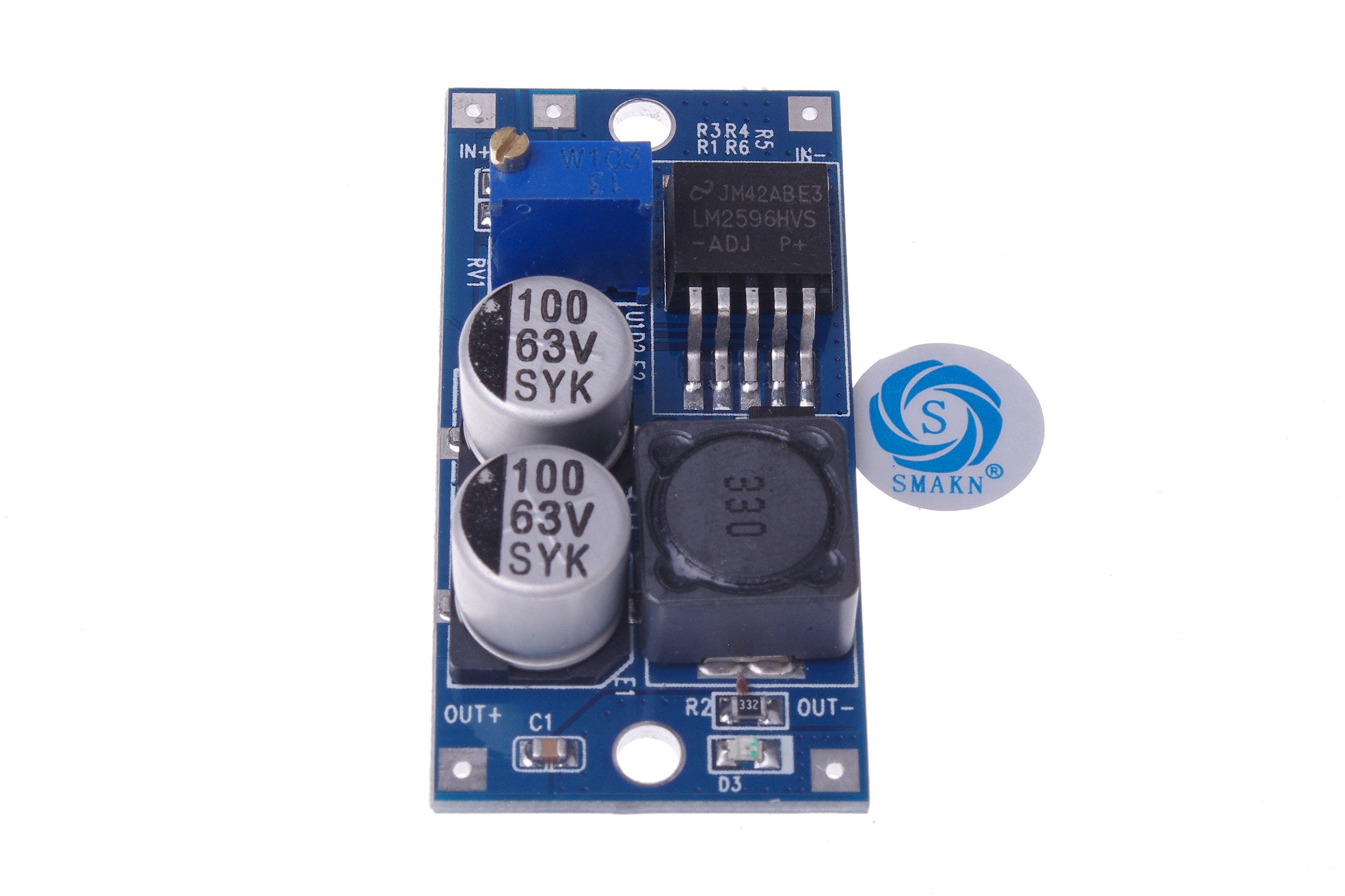 SMAKN® DC 4.5-60V to 1.25-30V Lm2596hv Power Supply Buck Voltage Switching Regulator Module Step Down