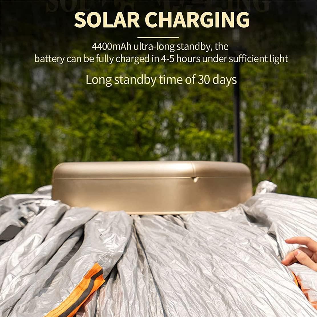 Solar Fully Automatic Car Cover, Sunproof Sun Shade Canopy Universal Movable Carport, uick and Convenient to Protect Your Car, Fit for Sedan, SUV, MPV,Gold-SUV