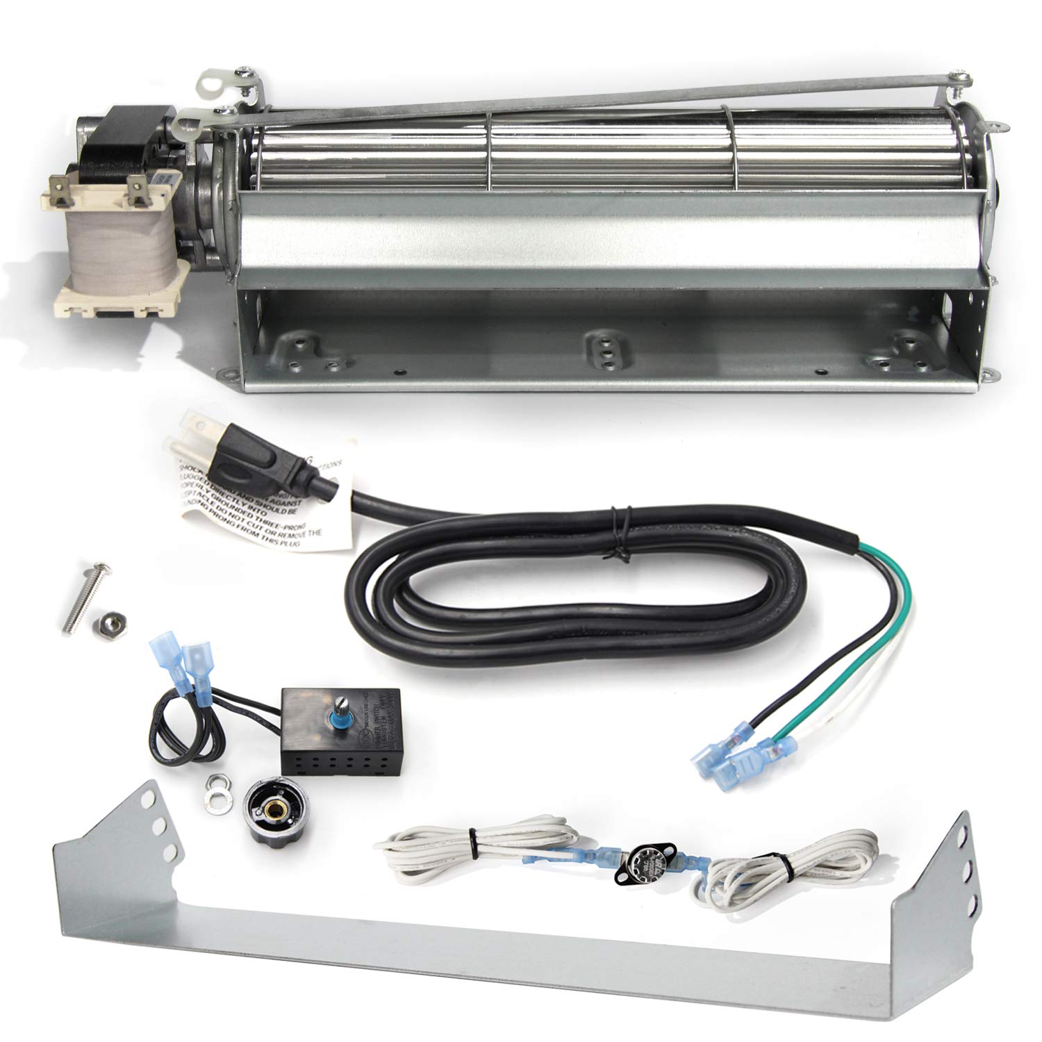 Hongso BLOT Replacement Fireplace Blower Fan KIT for Monessen, Hearth Systems, Martin, Majestic, Hunter Fireplaces