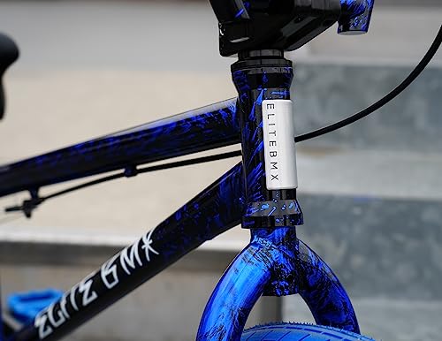 Elite BMX 18", 20" & 26" Model Freestyle Bike - 3 Piece Crank (20", Blue Demon)