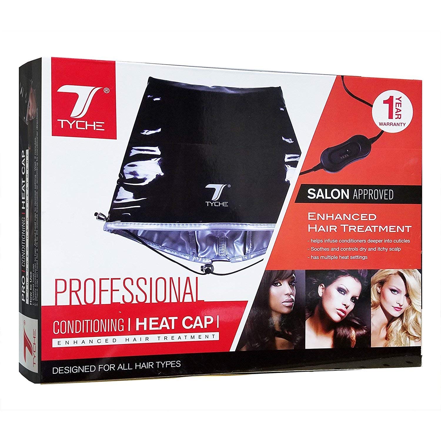 Tyche Pro Conditioner Heat Cap Black