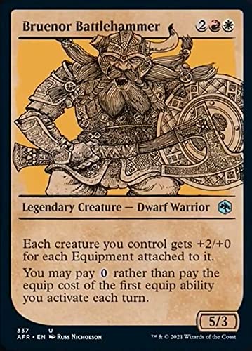 Magic The Gathering - Bruenor Battlehammer (337) - Showcase - Adventures in The Forgotten Realms