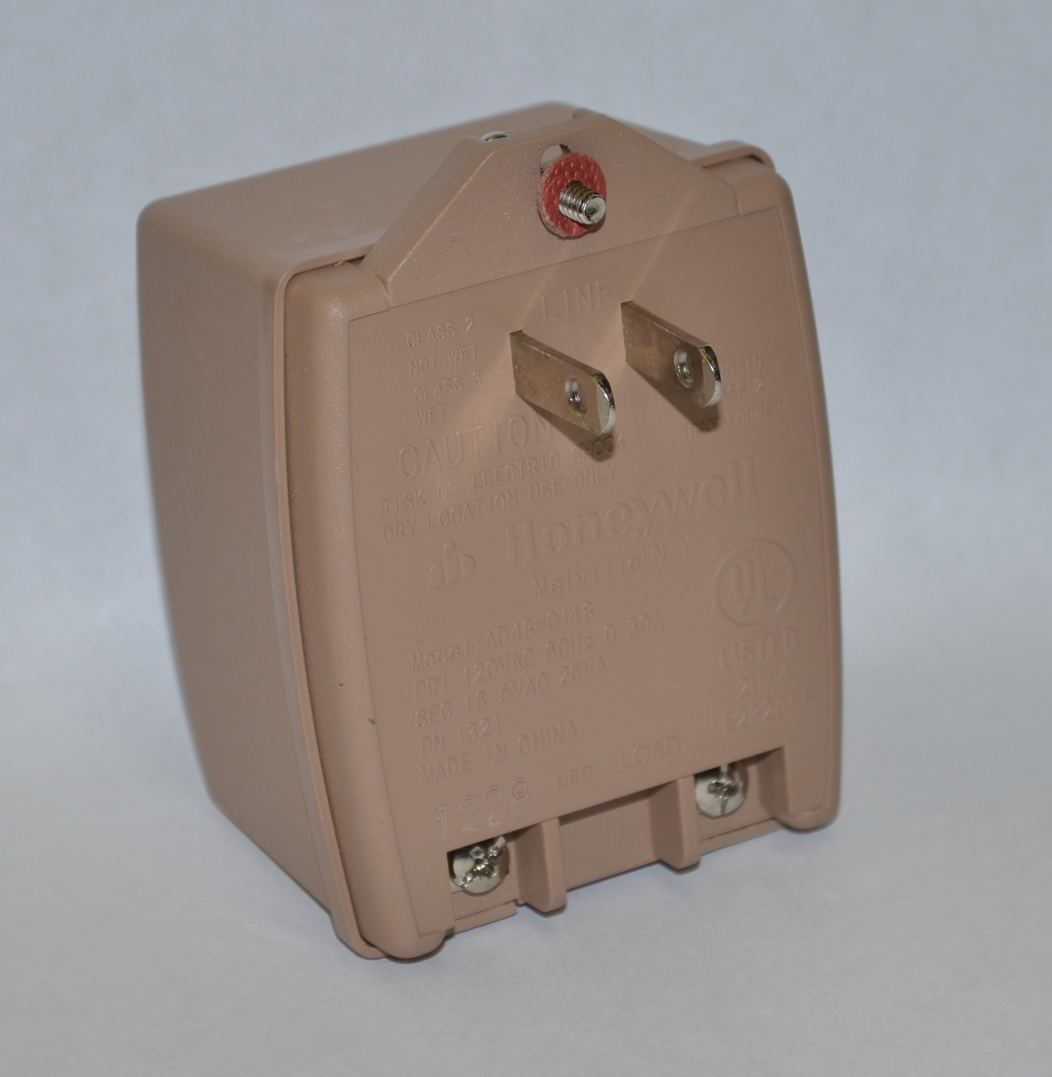 Honeywell Ademco 1321 16.5V Plug-In Transformer