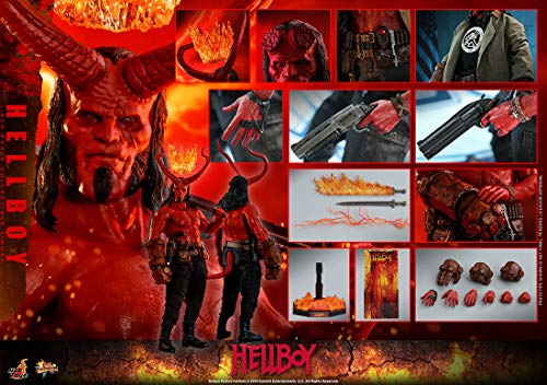 Hot Toys Hellboy 1/6 Sixth Scale Movie Masterpiece Series MMS527 - Hell Boy (2021) Collectible Action Figure