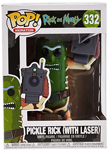 Funko Pop! Animation: Rick & Morty - Pickle Rick with Laser Collectible Figure