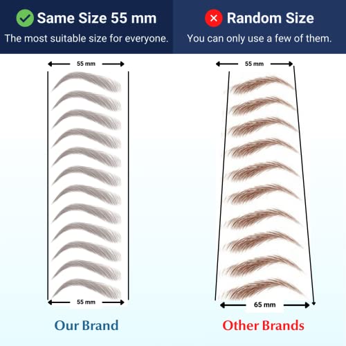 Bliss and Beyond USA | Microblading & Shading Tattoo | A combination of hair stoke and powdered brows | Non-toxic | Vegan friendly (Dramatic Hollywood, Brown)
