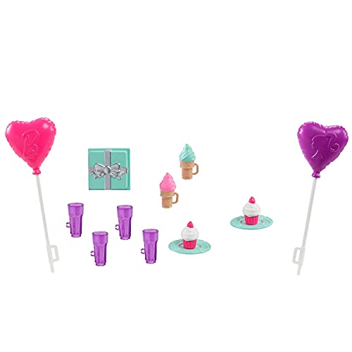 Barbie Playset with 4 Sister Dolls and Limo that Opens and Expands to 2 Feet, Includes 10+ Party Accessories, Gift for Kids 3 to 7 Years Old
