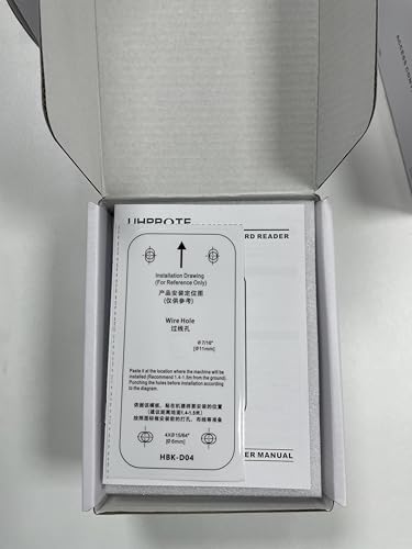 UHPPOTE Metal Structure Card Reader 125KHz Wiegand 26/34 bit Output for Door Access Control System