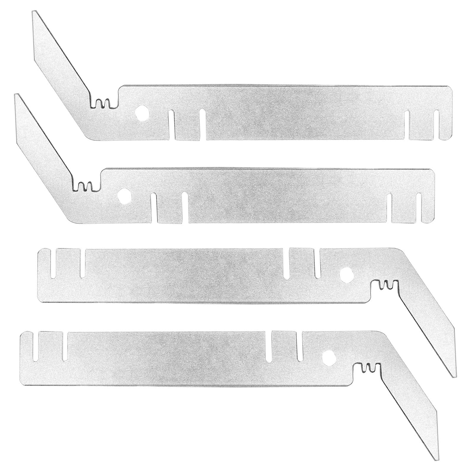 DBREAKS 3'' Double Crossbar Hanger Backdrop, 8Pcs Crossbar Valance Hangers for Pipe and Drape Stand, Wedding Double Backdrop Stand