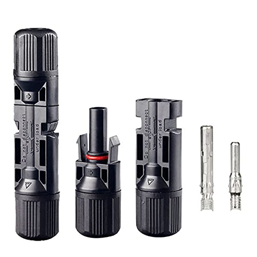 BAYM Photovoltaic Connector Male and Female Solar Panel Connector 30A 1000V for PV Cable 2.5/4/6mm Solar Panel Connect(20Pairs)