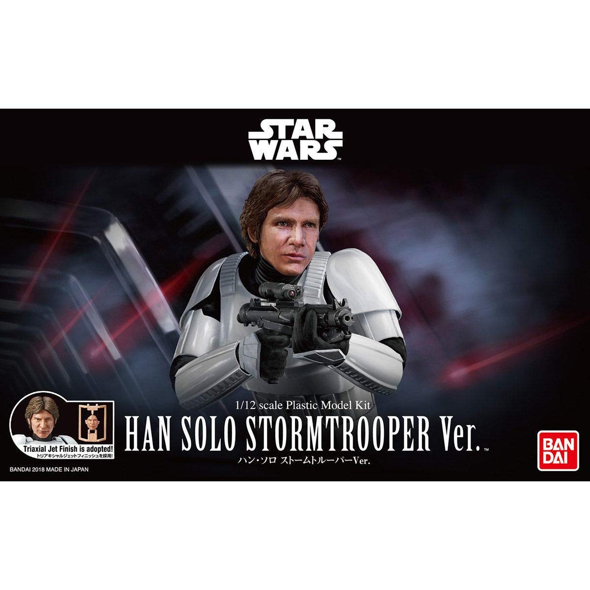 Bandai Hobby Star Wars 1/12 Plastic Model Han Solo Stormtrooper "Star Wars", White (BAN225743)