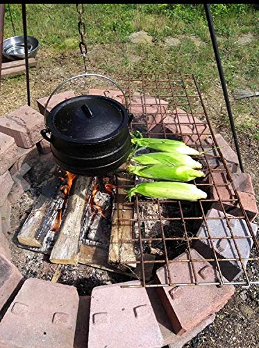Cuisiland Seasoned 10 Quart Cast Iron Potjiekos