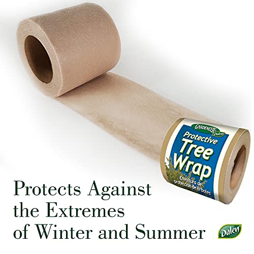 Dalen Protective Tree Wrap and Breathable Material β Non-Toxic and Reusable Protection β Stimulates Faster Growth and Healthier Trees β 3" Wide x 50' Long