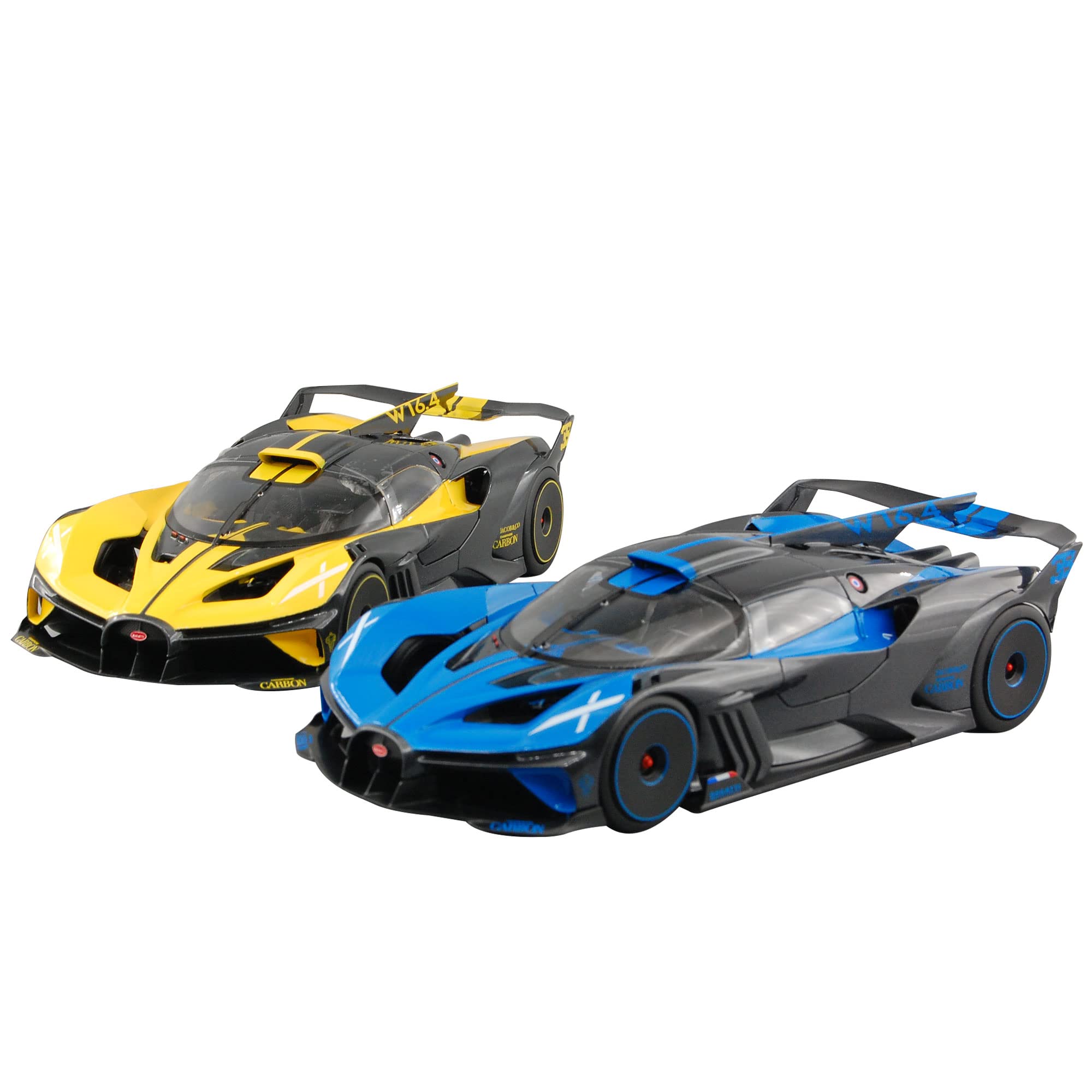 Bburago Bugatti Bolide Diecast Model Car 11047 Black Yellow