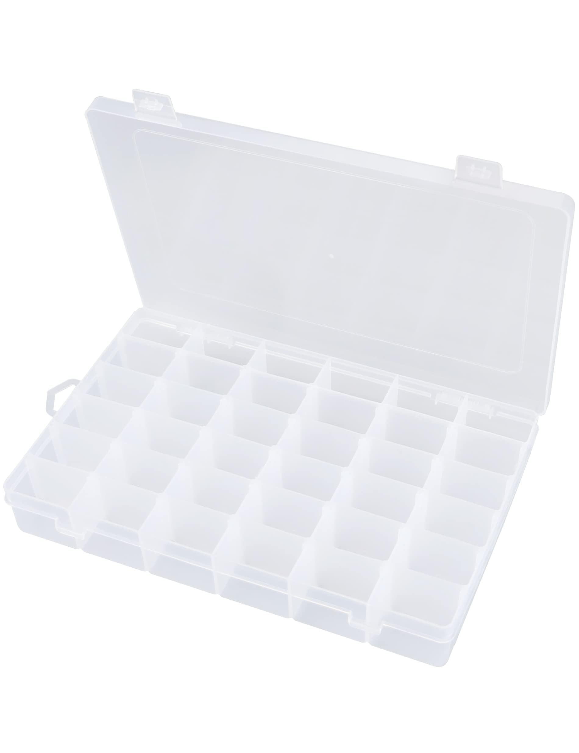Beoccudo Tackle Box Organizer Box Bead Storage Plastic Organizer Bead Box 3600 Tackle Box Bead Containers for Organizing