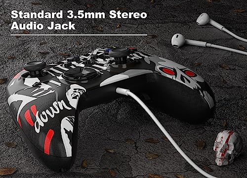 Gamrombo Wireless Controller Replacement for Microsoft Xbox Series X/S, Compatible with Xbox One, Xbox One X/S, Android/iOS/PC Windows 7/8/10/11, Special Edition Custom Game Controller with Wifi/Turbo/Macro/Dual Vibration & Headphone Jack
