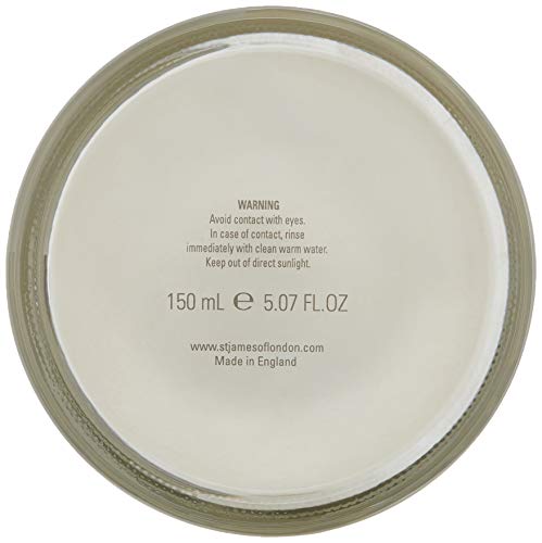 St James of London Black Pepper & Lime Shave Cream Jar, 5.07oz