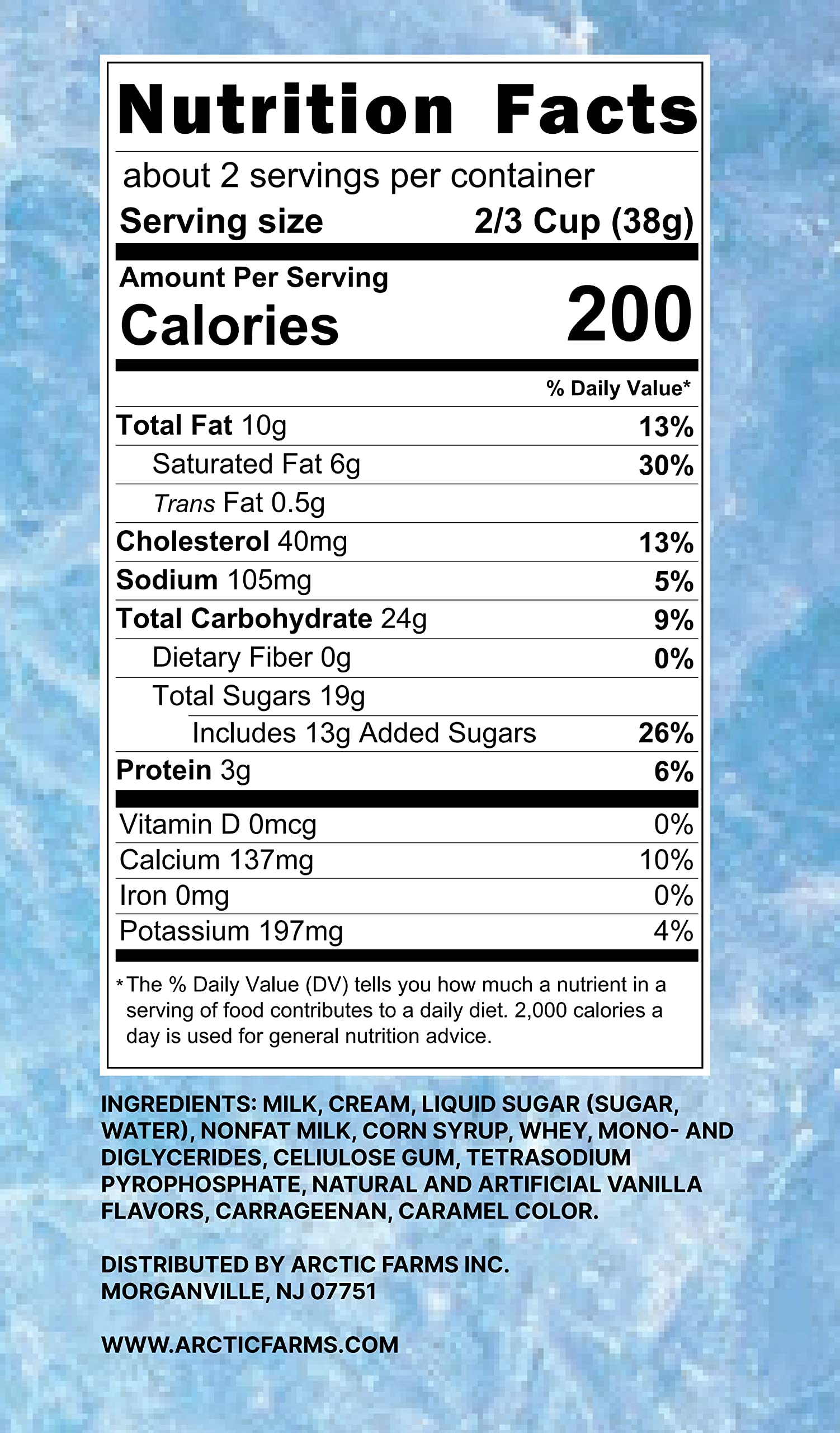 Arctic Farms Freeze Dried Ice Cream Bits Bagged and Boxed - Does Not Melt (Vanilla)