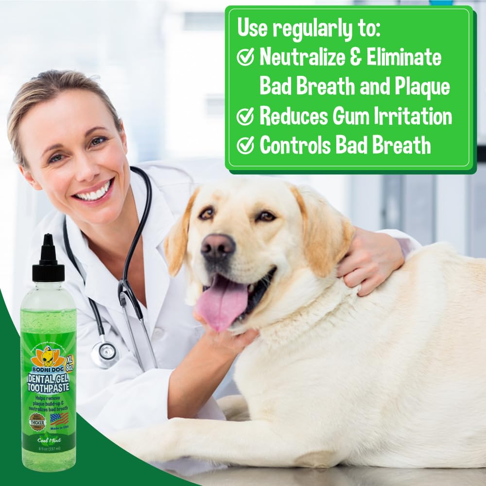 Bodhi Dog 50 Count Finger Toothbrushes + Dental Gel Bundle