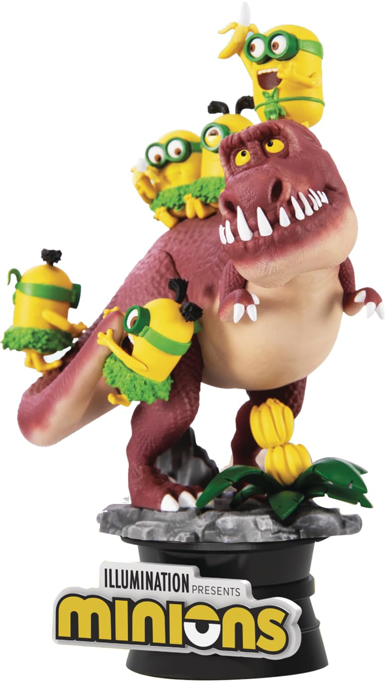 Beast Kingdom Minions: Prehistoric DS-048 D-Stage Statue, Multicolor, 6 inches