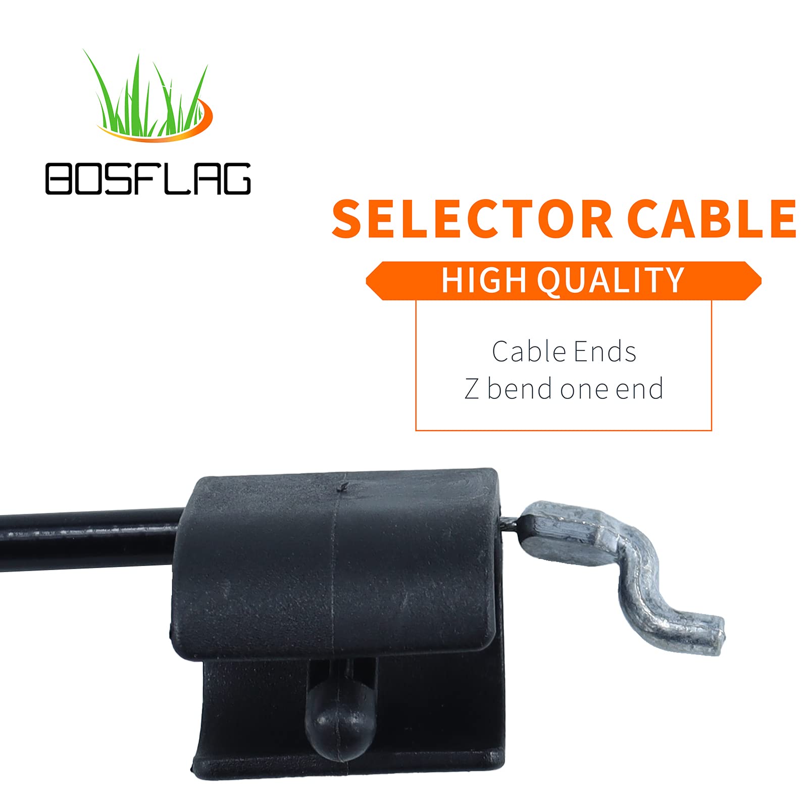 BOSFLAG 946-04091 Control Cable Replaces MTD 946-04091 Clutch Cable, 946 04091, 94604091, 746-04091 Control Cable, 746 04091 Control Cable, 74604091 for Troy-Bilt Squall 521, 721, 5521 Snowblower