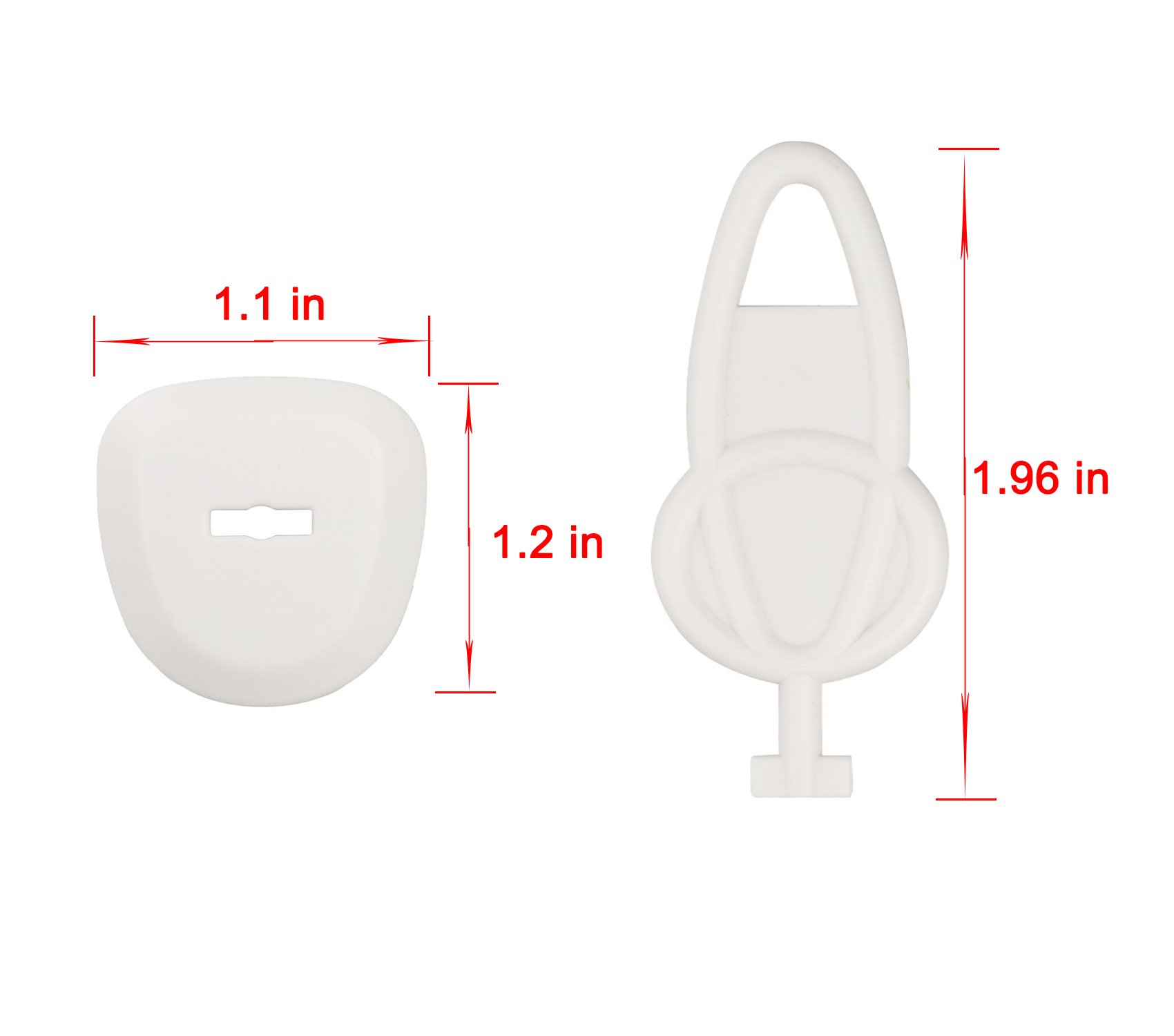 UCLEVER Outlet Plug Covers Baby Proofing Electric Protector Caps Kit for Child Safety (24 Plugs + 4 Keys)