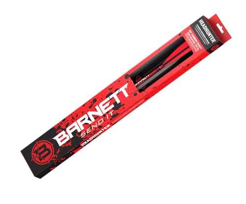 Barnett Outdoors Carbon Crossbow Arrows 5-Pack, Lightweight Hunting Bolts with Half-Moon Nock and Field Points, 20"