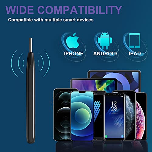 Earwax Removal with Camera 1080P HD Camera Otoscope Ear Camera and Wax Remover Ear Cleaning Kit Ear Wax Removers Wireless Ear Cleaner USB Digital Microscope Earwax Pick Accessories for Adults Baby