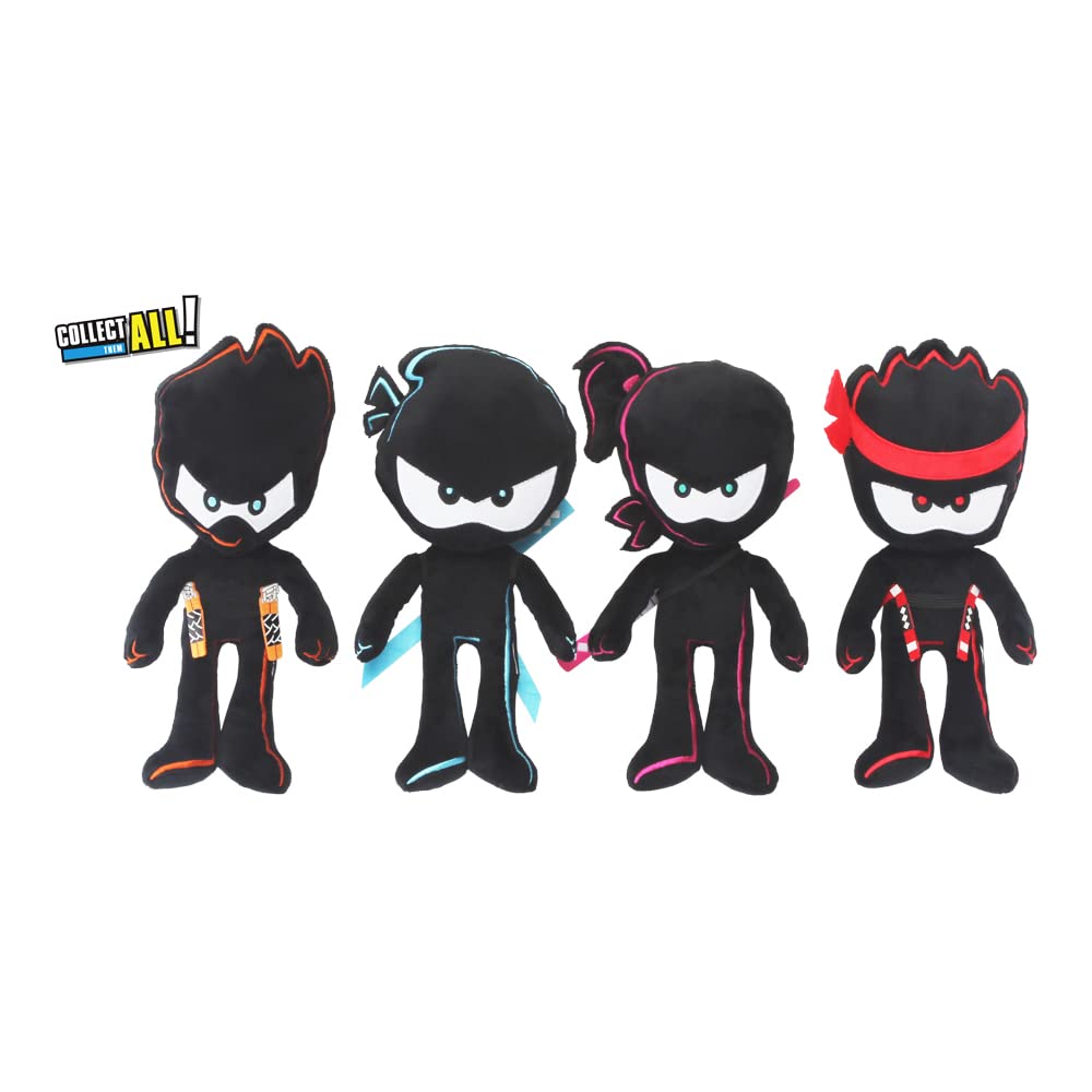 NINJA KIDZ TV Plush Buddy β Payton | 12 Inch Figure | Removable Signature Toy Staff | Collectable | Great Gift & Fun Toy for Kids