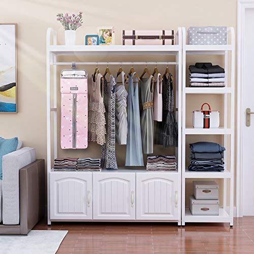 Orzbow 3-in-1 Nursery Organizer and Baby Diaper Caddy | Hanging Diaper Organization Storage for Baby Essentials | Hang on Crib, Changing Table or Wall (Pink)