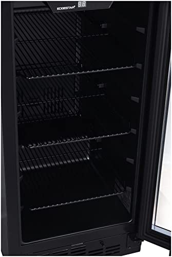 EdgeStar BBR901BL 15 Inch Wide 80 Can Built-In Beverage Center with Slim Design