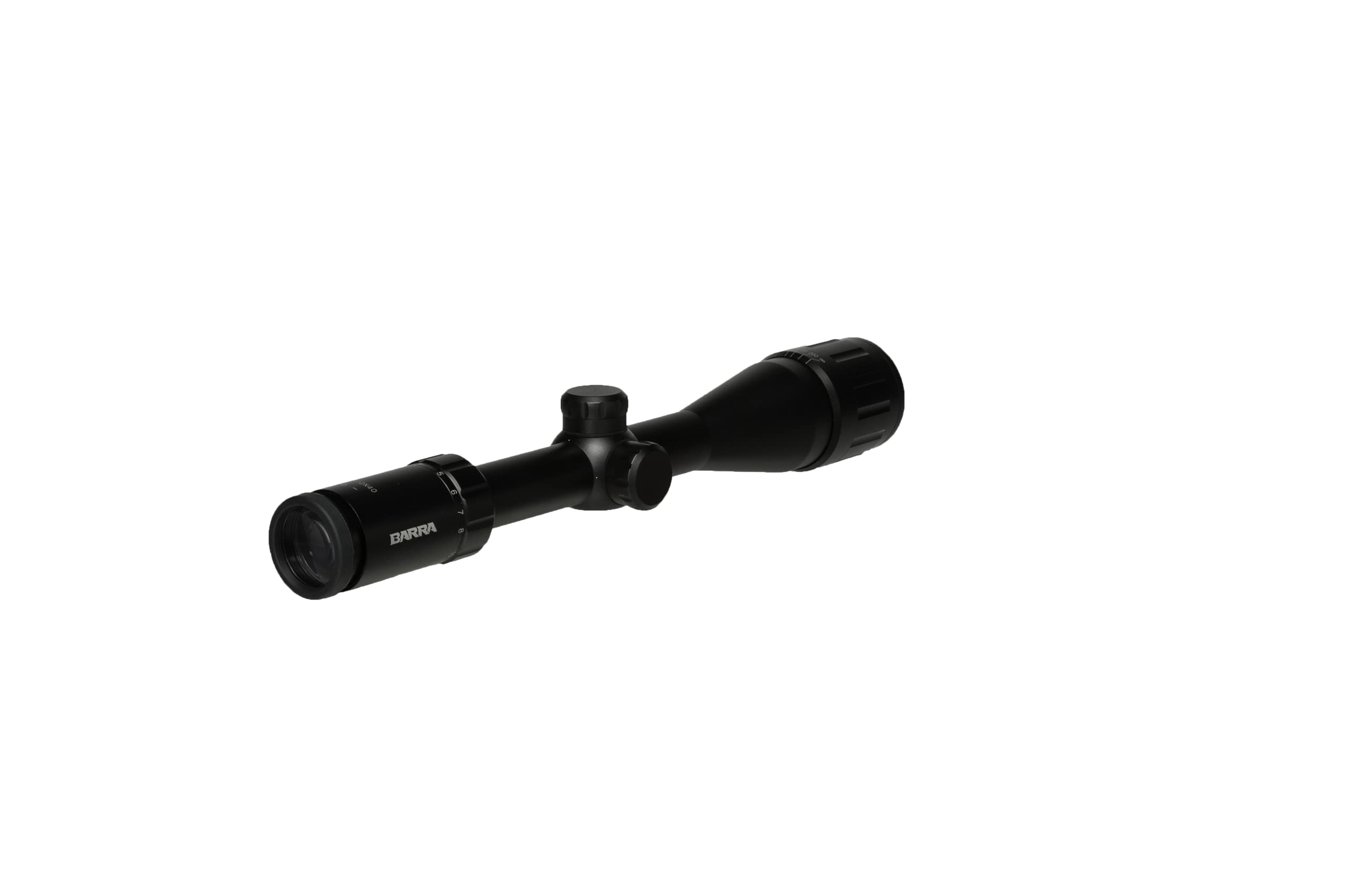 Barra Rifle Scope, BDC Reticle Capped Turrets for Hunting Shooting Precision Deer Hog Venison Varmint (H20 4-12x40)