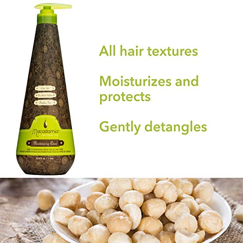 Moisturizing Rinse Unisex Conditioner by Macadamia, 33.8 Ounce
