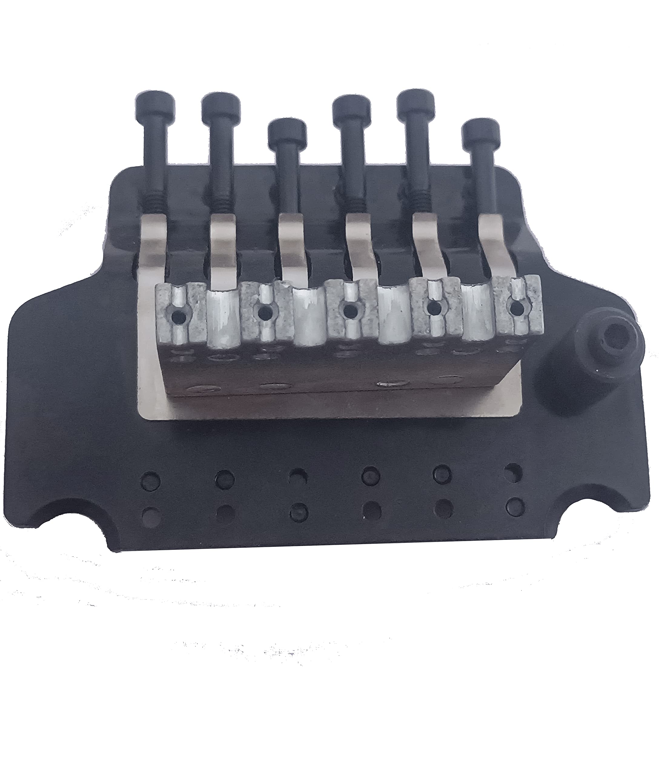 AYUBOUSA Black Electric Guitar Tremolo Bridge with Bar Double Strat Locking Floyd Rose (SDH2105--SSQQ-BK)