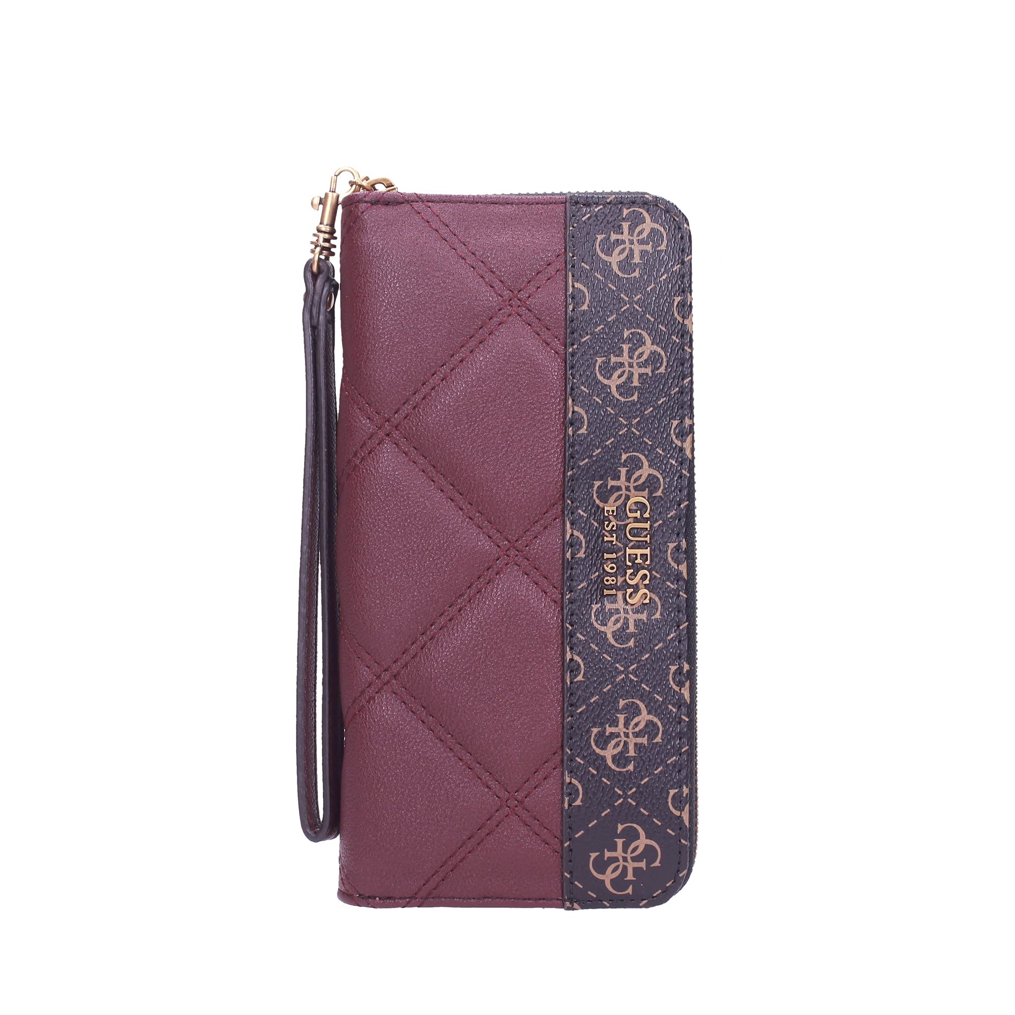 Guess Women's Wallets Burgundy Swqb7870460, Burgundy Multi, Onesize
