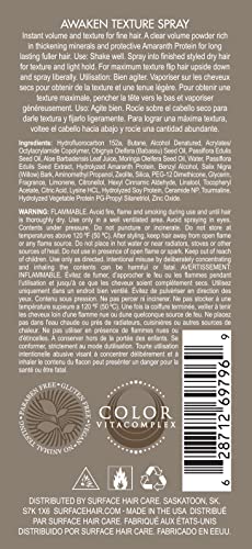 SURFACE Hair Awaken Finishing Spray, Thicken, Rejuvenate And Revitalize With A Firm Hold, Vegan And Paraben Free, 10 Fl. Oz.