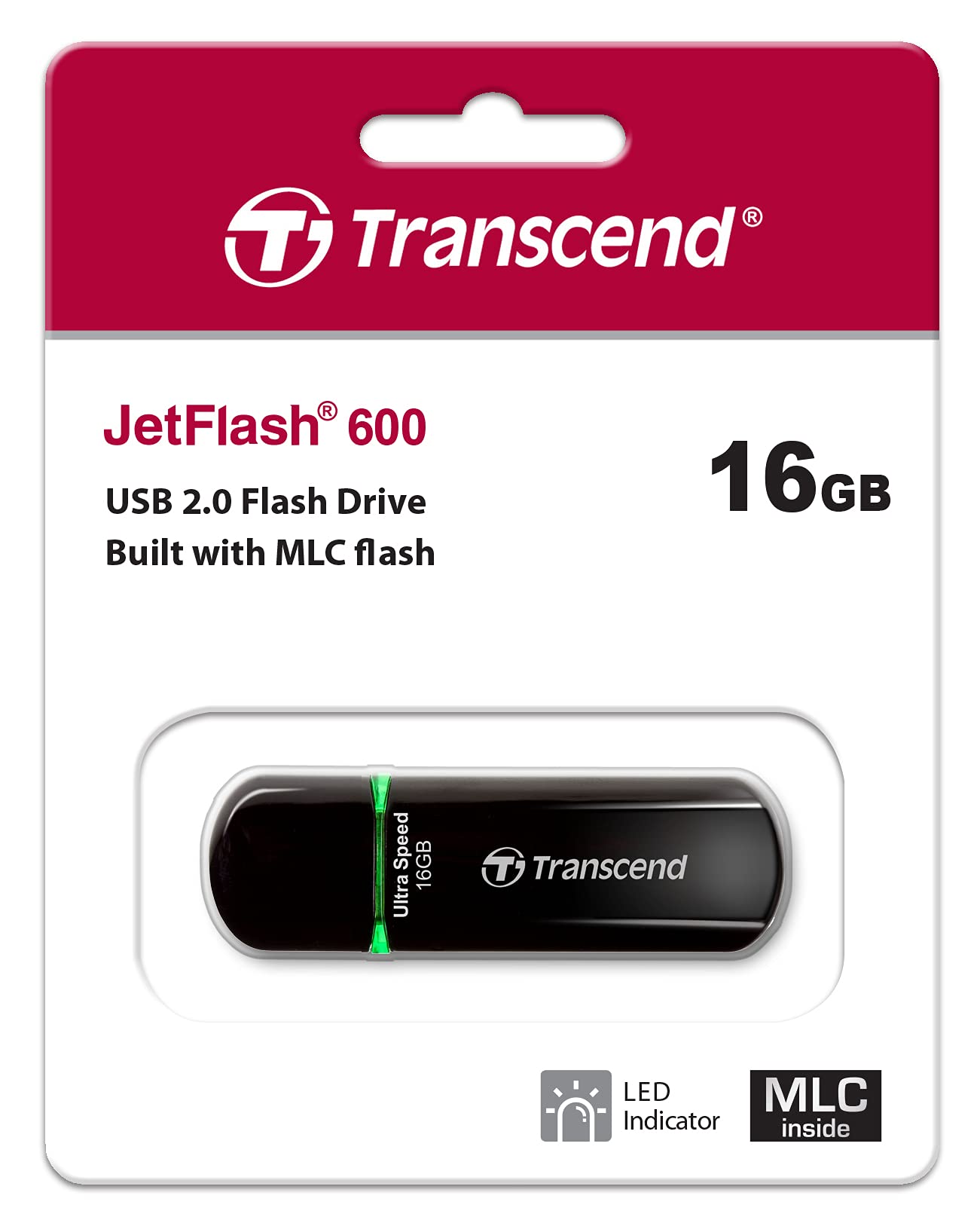 Transcend JetFlash 600 32 GB USB 2.0 Flash Drive TS32GJF600 (up to 32MB/s)