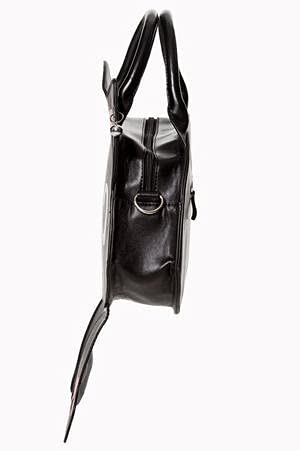 Lost Queen Women's Peek-a-Boo Purse Bag of Tricks Cat Handbag Ladies Shoulder Bag