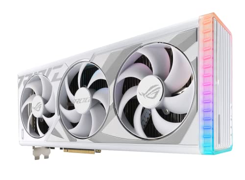 ASUS ROG Strix GeForce RTX ™ 4090 White Edition Gaming Graphics Card (PCIe 4.0, 24GB GDDR6X, HDMI 2.1a, DisplayPort 1.4a)