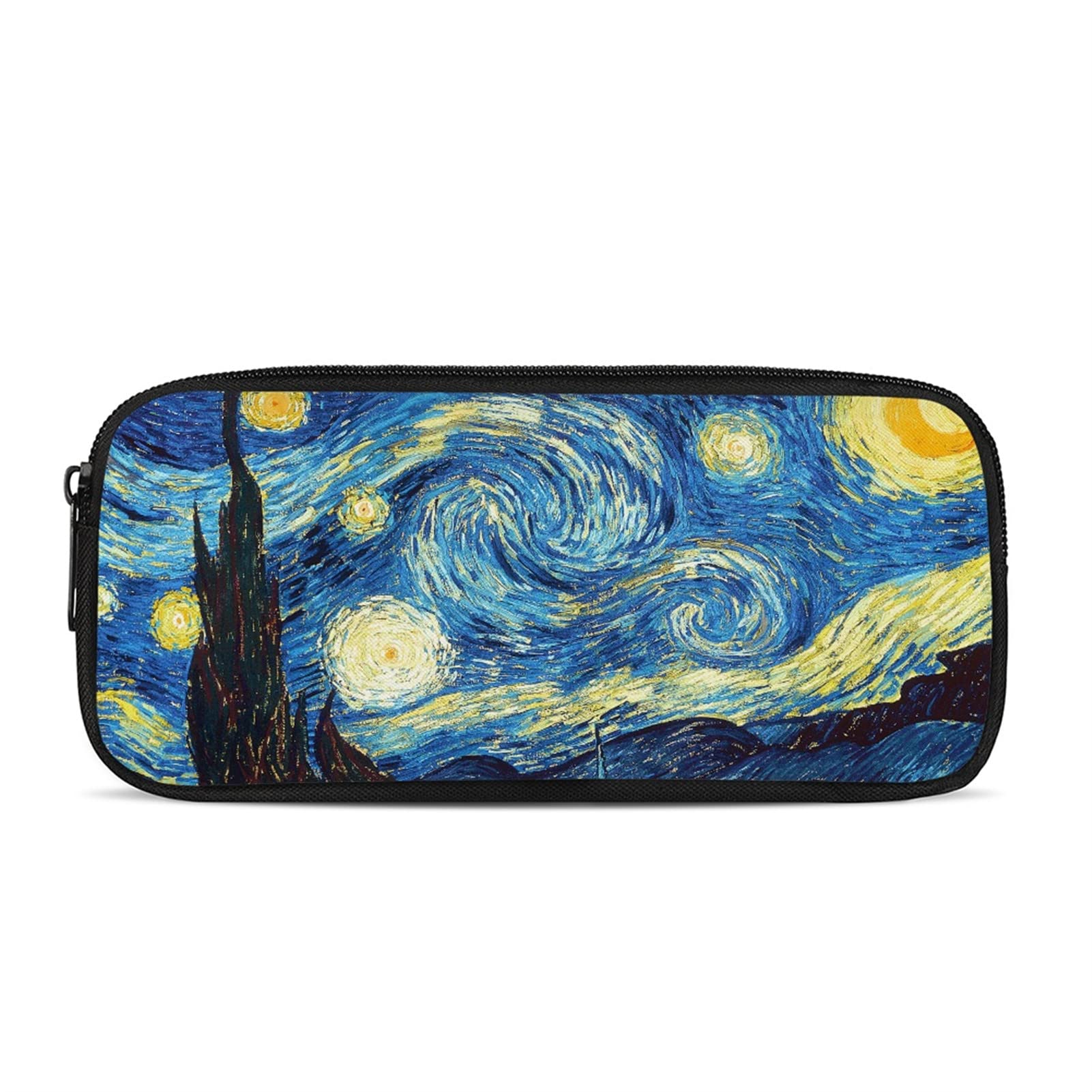 Ystardream Van Gogh Starry Sky Pencil Case for Boys Pencil Pen Case Bigâ Capacity College Office Pencil Pouch Organize Bag for Teens Girls Adults Student