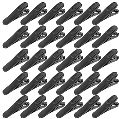 Earphone Mic Cord Clip:Headphone Mount Cable Clothing Clip Fixing Earphone/Microphone Cord for 1.5mm Diameter Round Wire,100 pcs