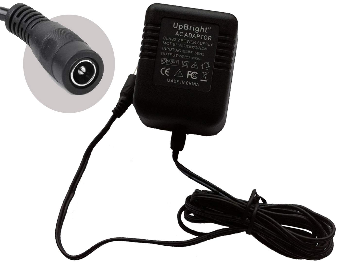 UpBright 24V AC Adapter Compatible with TDC Power DA-16-24 DA-1624 DA16-24 DA1624 DA-20-24 DA-2024 DA20-24 DA2024 TDCPower Products 24VAC 0.67A 16VA 0.83A 20VA Class 2 Transformer Power Supply (Barrel