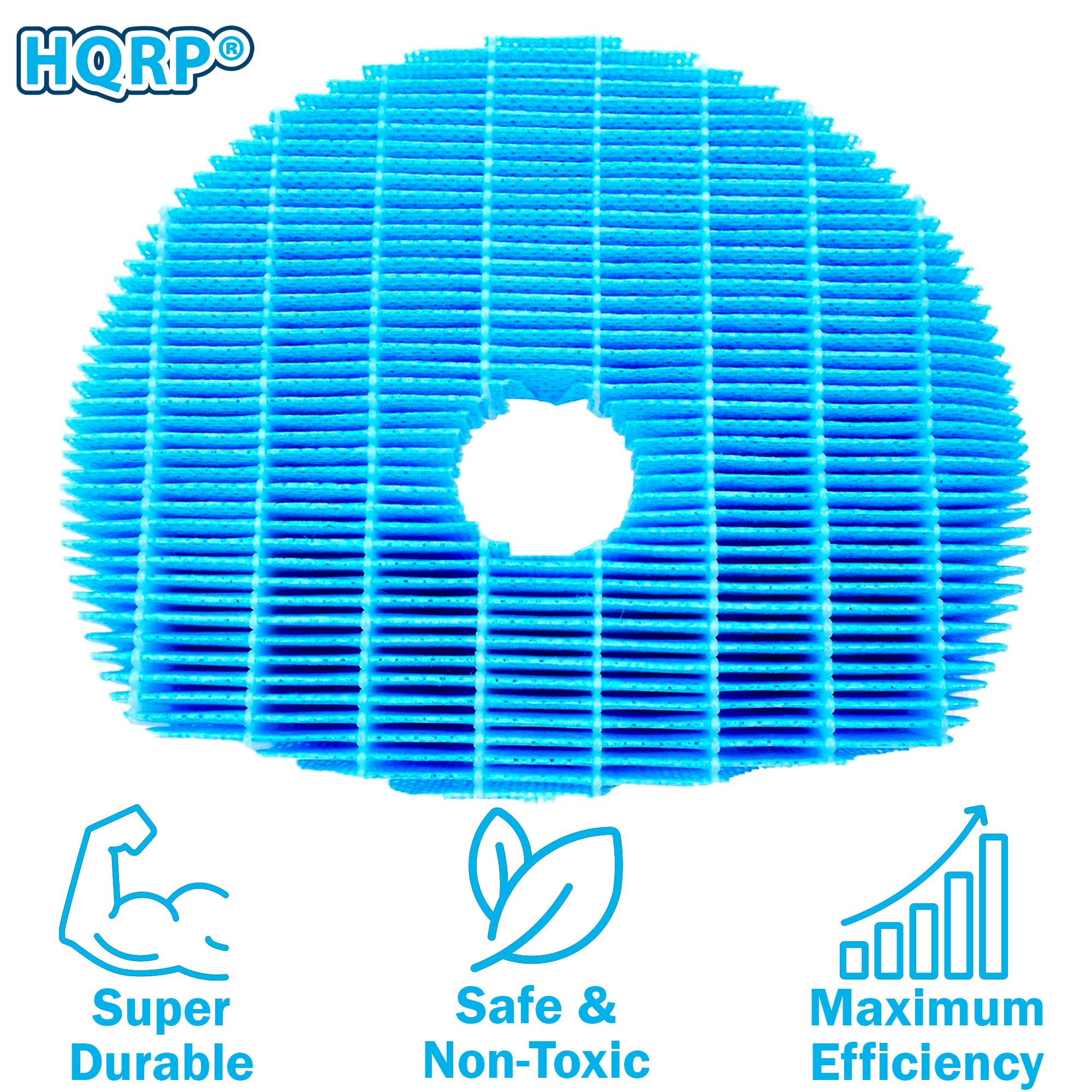 HQRP Humidifying Filter Compatible with Sharp KC850U, KC860U, KC-C70U, KC-C100U, KC-C150U Humidifier, FZC100MFU Replacement