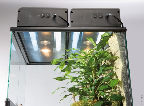 Exo Terra Dual Top UV Light & Basking Spot Canopy for Reptile Terrariums, PT2232