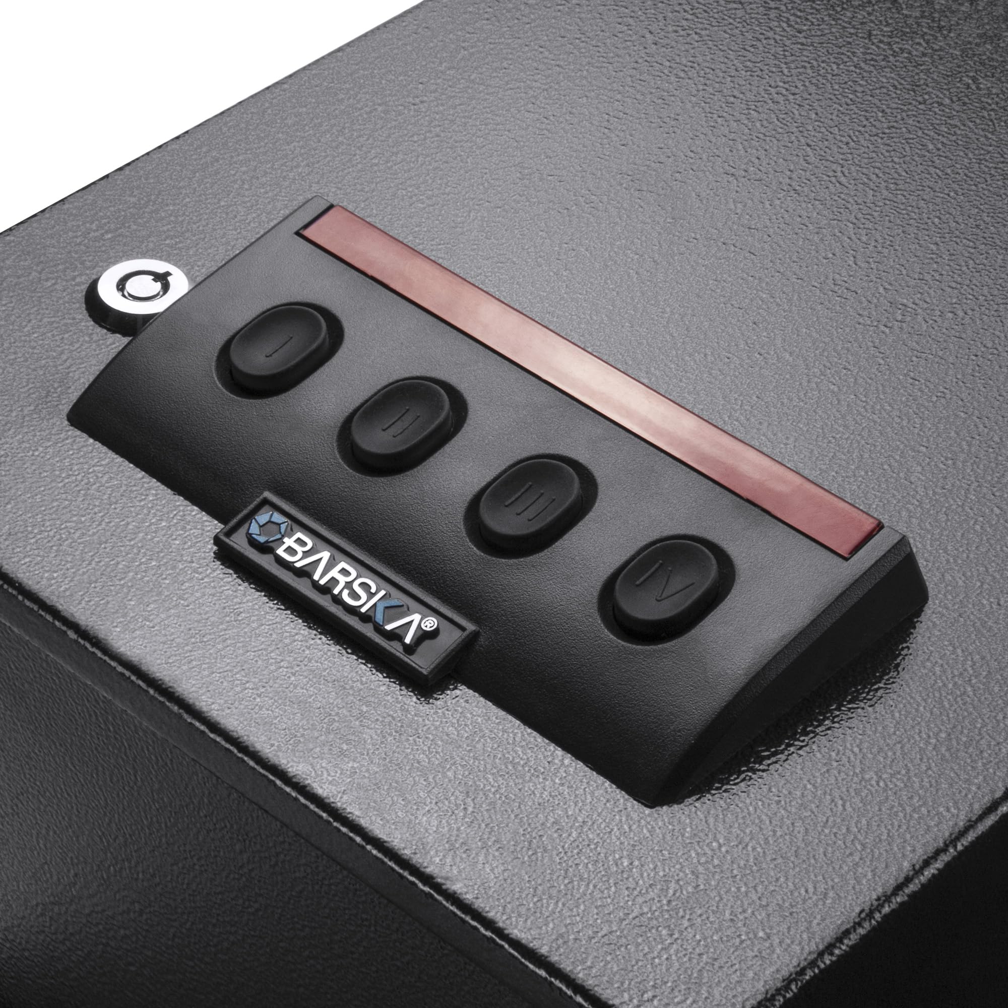 BARSKA AX12432 Quick Access Keypad Security Handgun Pistol Safe 0.23 Cubic Ft